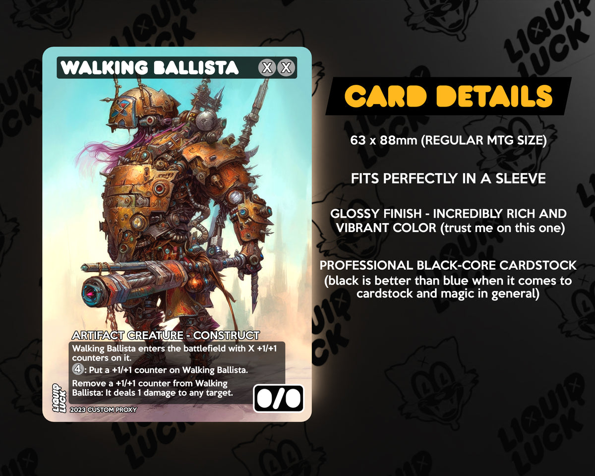 Walking Ballista – Liquid Luck