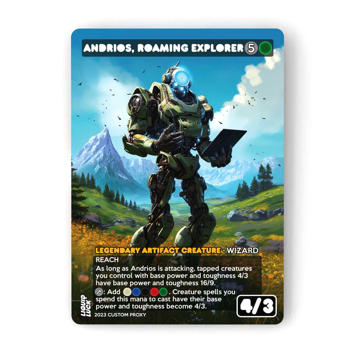 Andrios, Roaming Explorer MTG Proxy – Liquid Luck
