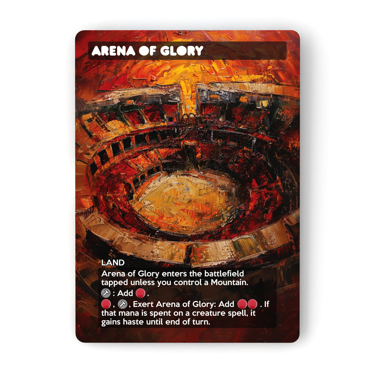 Arena of Glory MTG Proxy – Liquid Luck