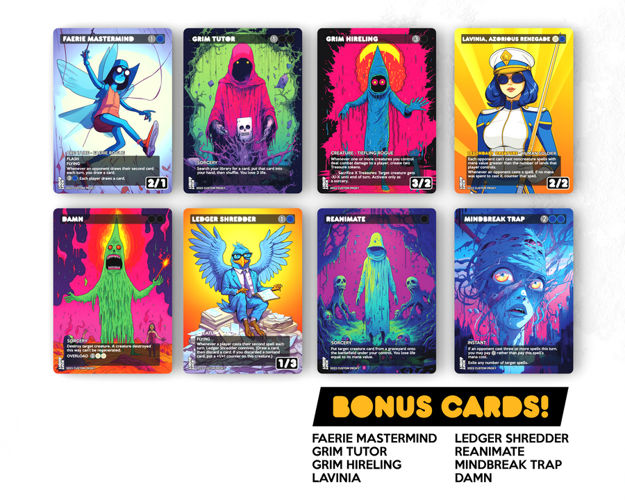 Blue Farm MTG cEDH Proxy Deck [Tymna /// Kraum] – Liquid Luck