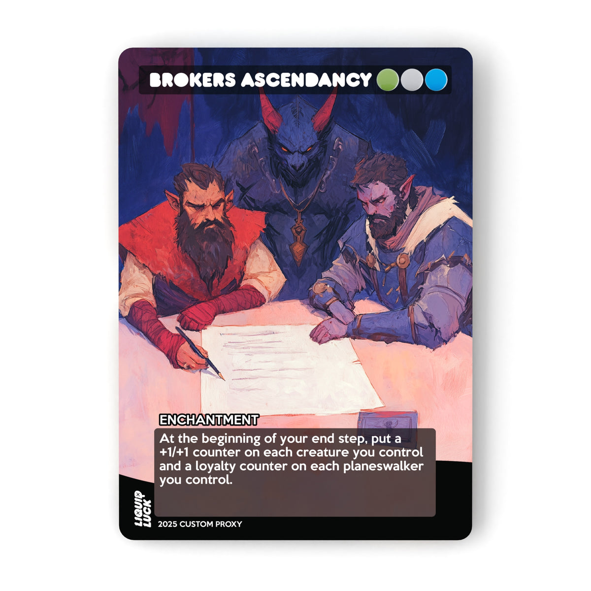 Brokers Ascendancy MTG Proxy – Liquid Luck
