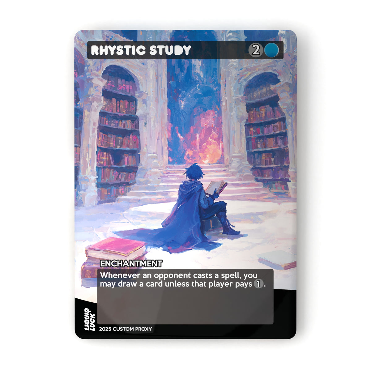 Rhystic Study MTG Proxy – Liquid Luck
