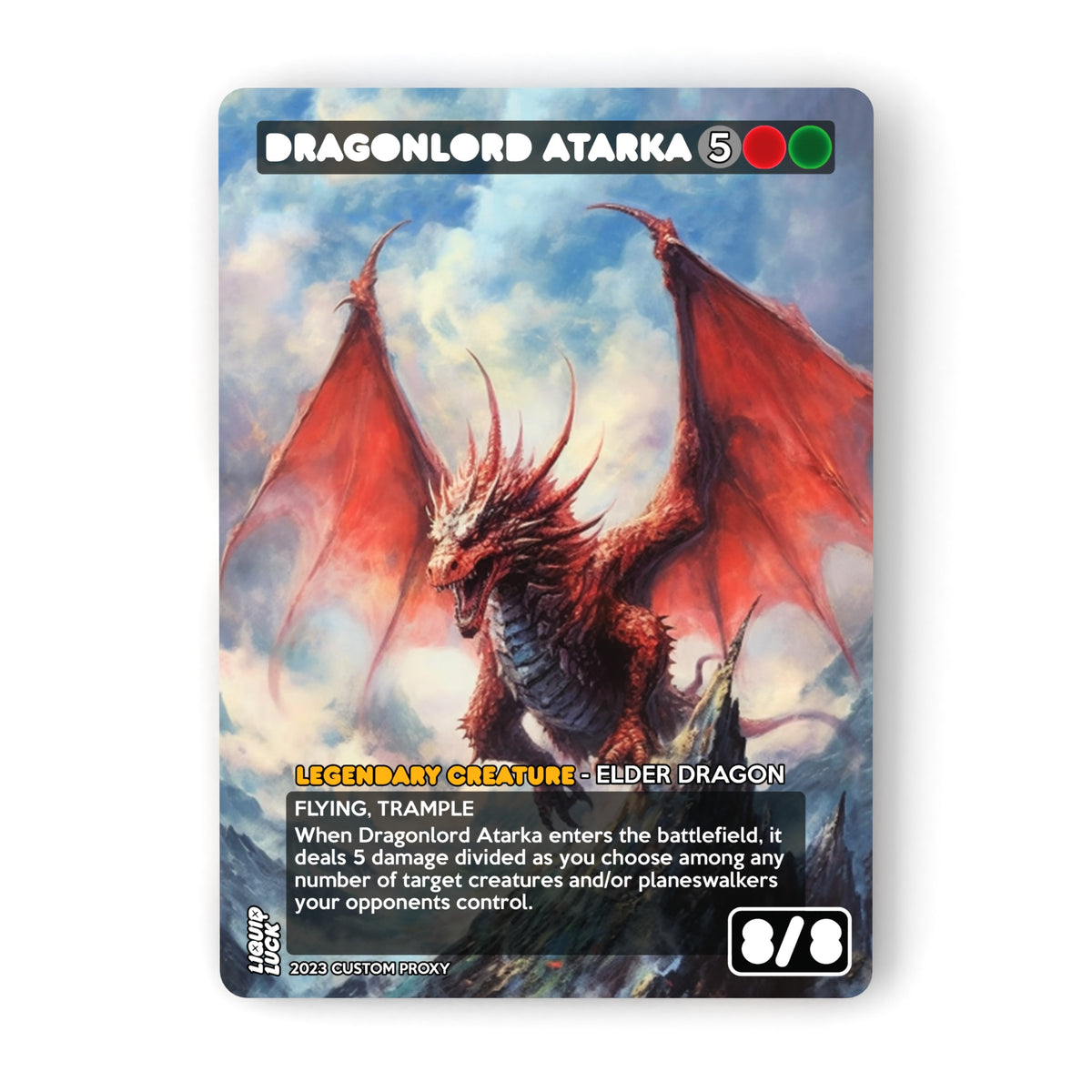 Dragonlord Atarka MTG Proxy – Liquid Luck