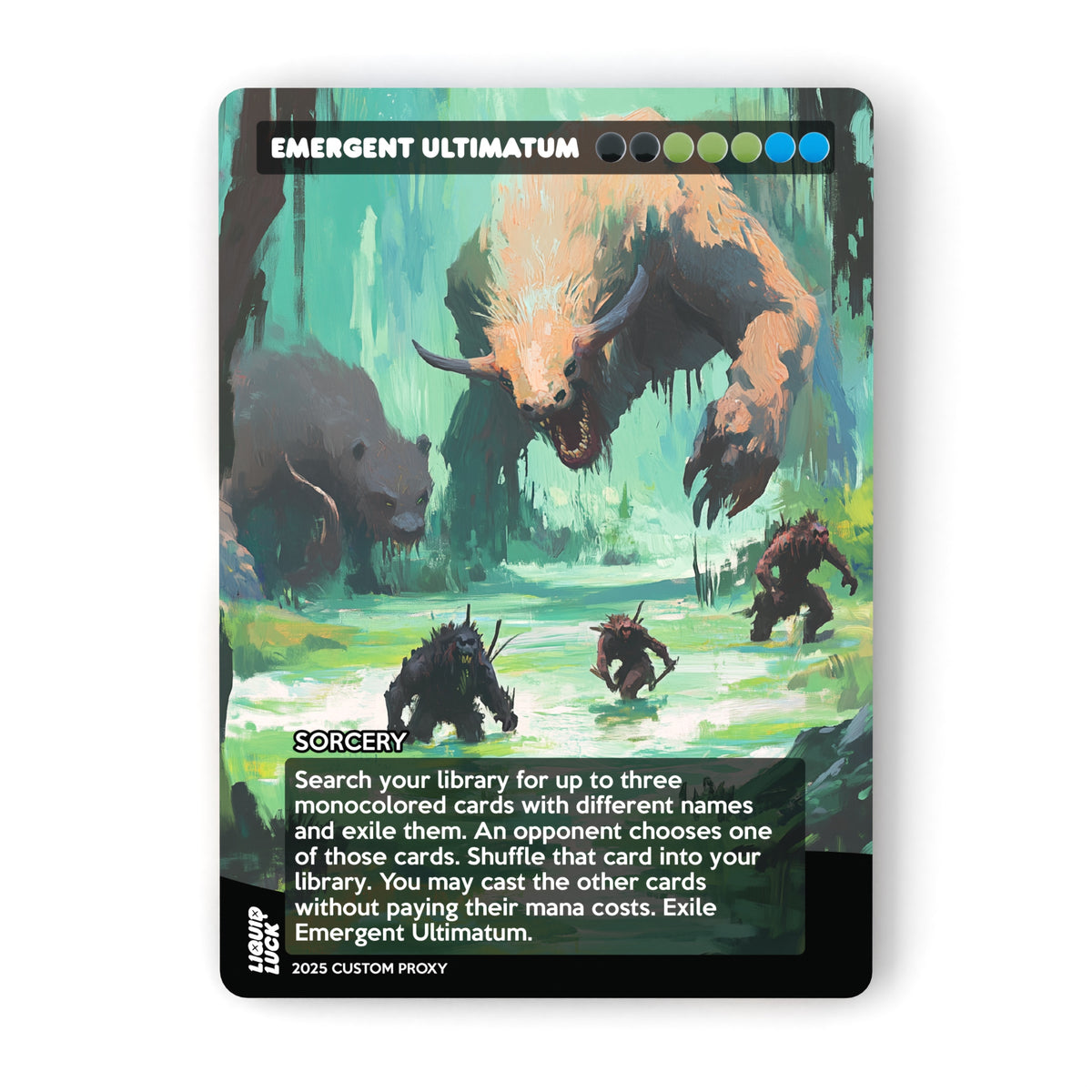 Emergent Ultimatum MTG Proxy – Liquid Luck