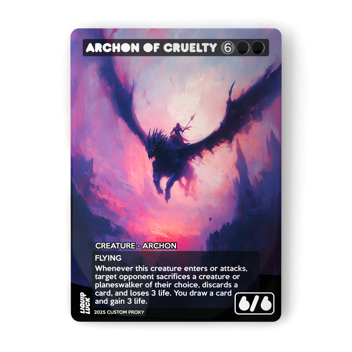 Archon of Cruelty MTG Proxy – Liquid Luck