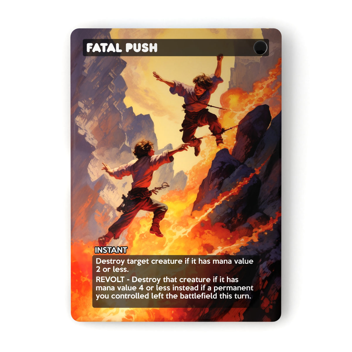 Fatal Push MTG Proxy – Liquid Luck