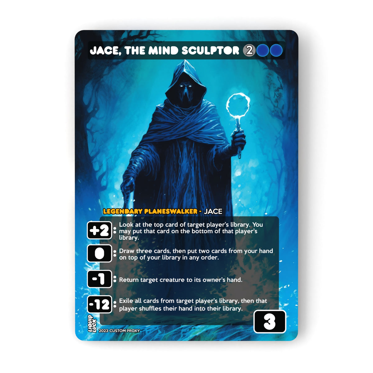 Jace, the Mind Sculptor MTG Proxy – Liquid Luck