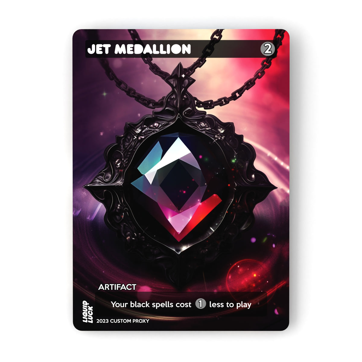 Jet Medallion – Liquid Luck
