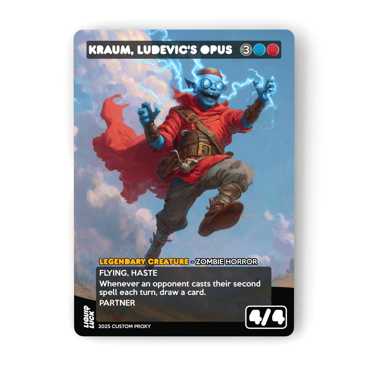 Kraum, Ludevic's Opus MTG Proxy – Liquid Luck