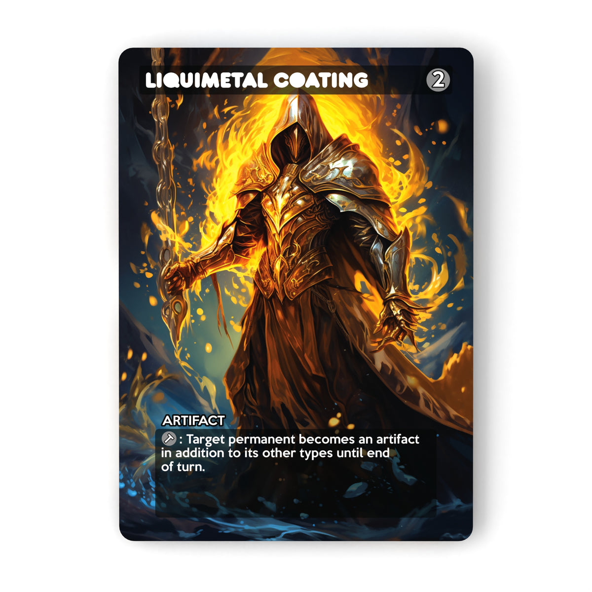 Liquimetal Coating MTG Proxy – Liquid Luck
