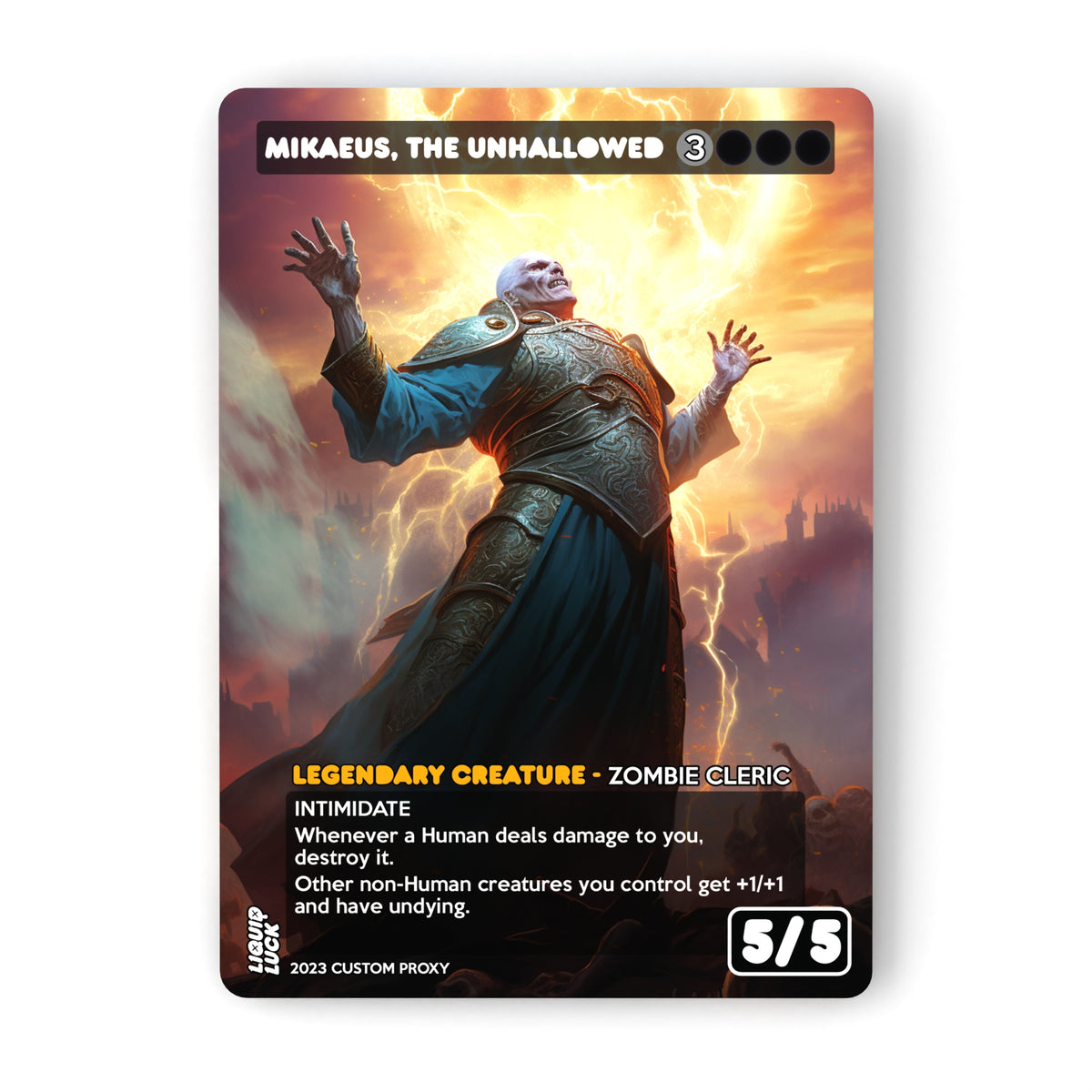 Mikaeus, the Unhallowed MTG Proxy – Liquid Luck