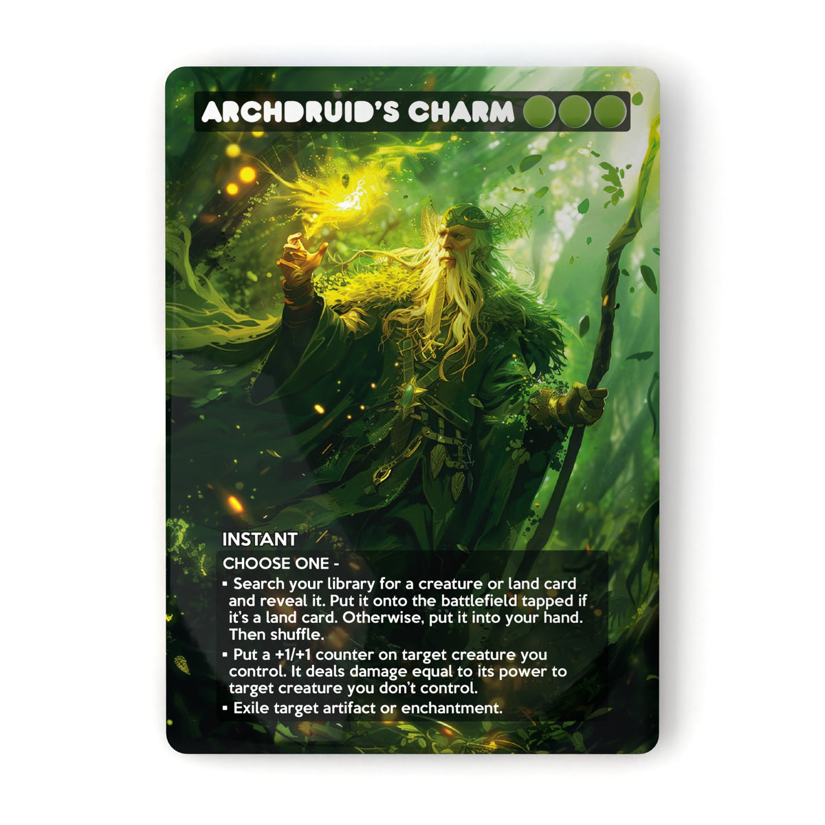 Archdruid's Charm MTG Proxy – Liquid Luck