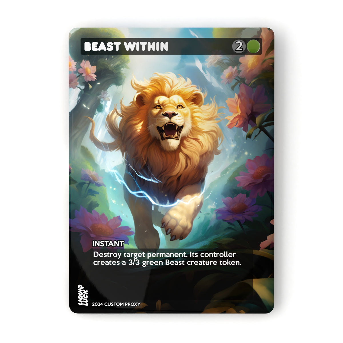Beast Within MTG Proxy – Liquid Luck