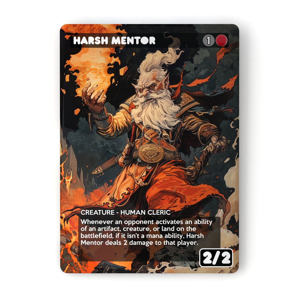 Harsh Mentor MTG Proxy – Liquid Luck