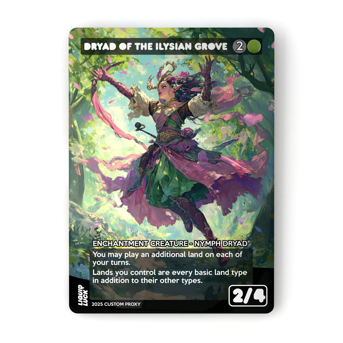 Dryad of the Ilysian Grove MTG Proxy – Liquid Luck