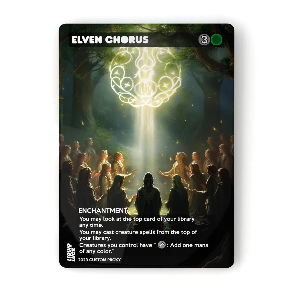 Elven Chorus MTG Proxy – Liquid Luck