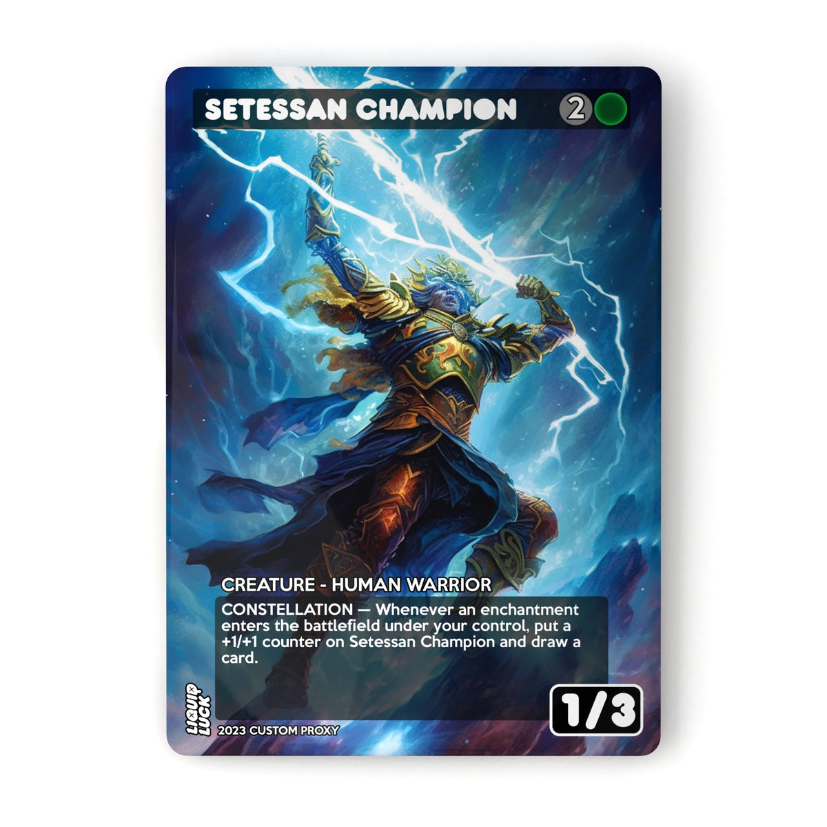 Setessan Champion MTG Proxy – Liquid Luck