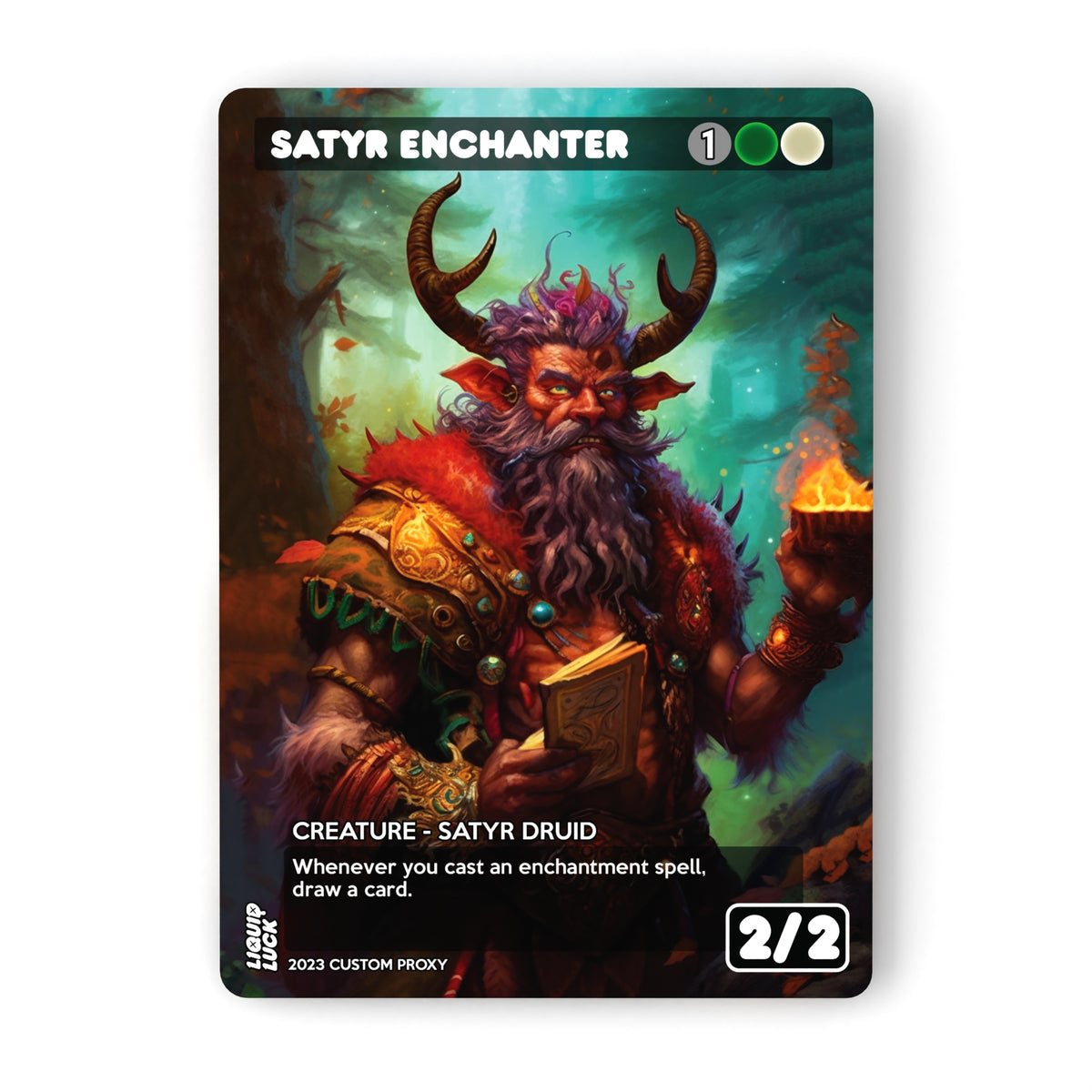 Satyr Enchanter MTG Proxy – Liquid Luck