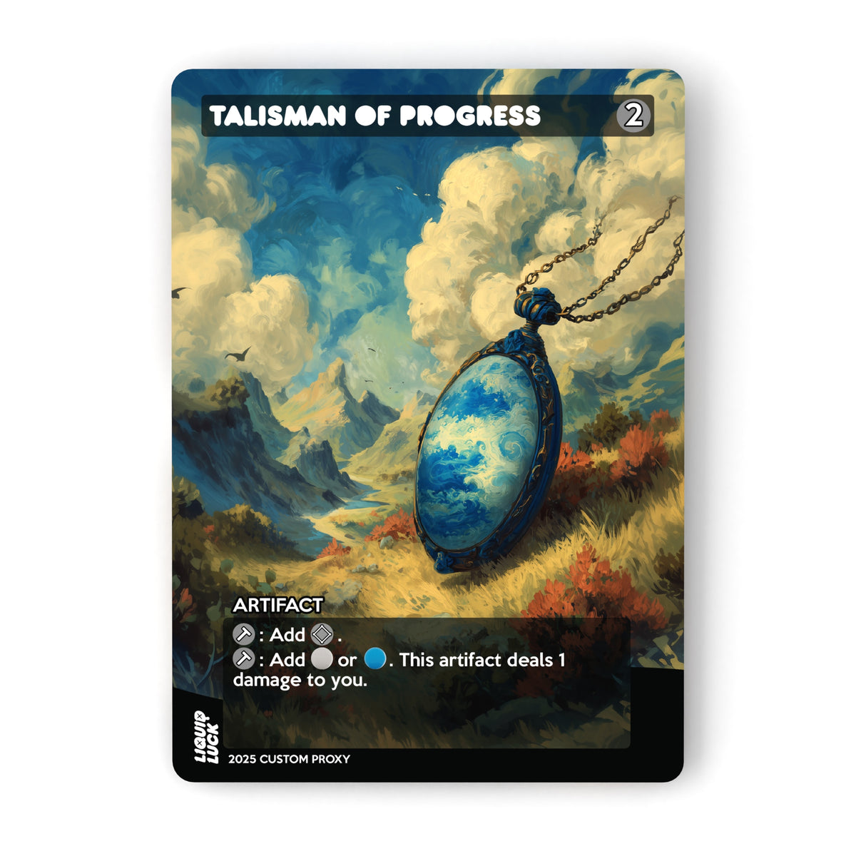 Talisman of Progress MTG Proxy – Liquid Luck
