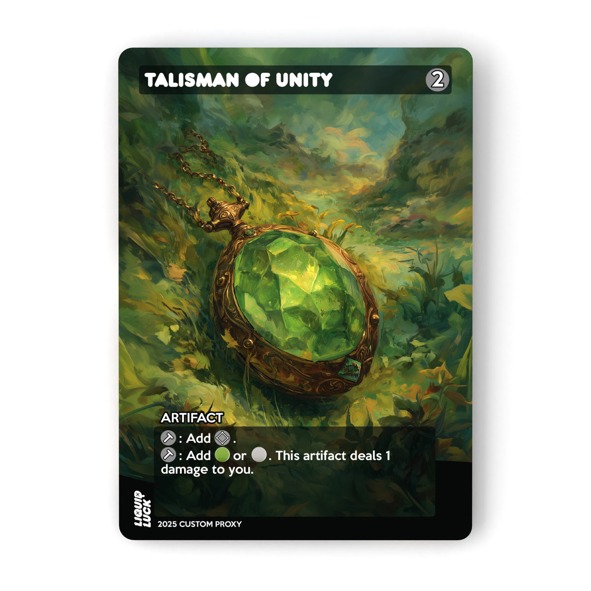 Talisman of Unity MTG Proxy – Liquid Luck