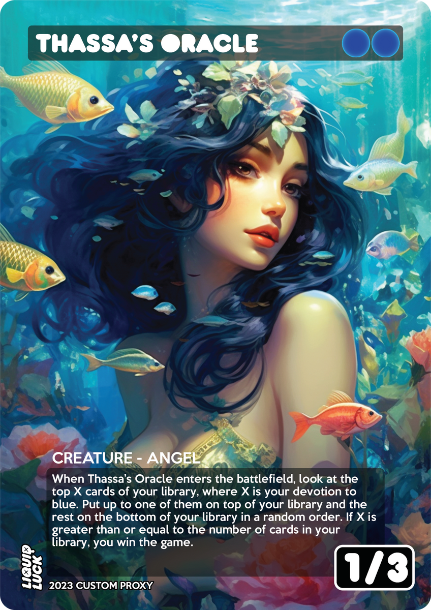 Thassa's Oracle MTG Proxy – Liquid Luck