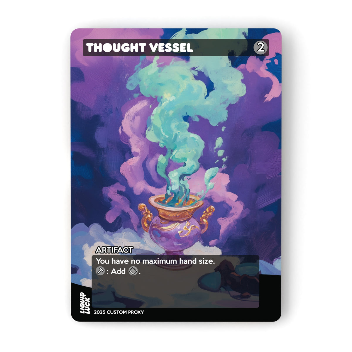 Thought Vessel MTG Proxy – Liquid Luck